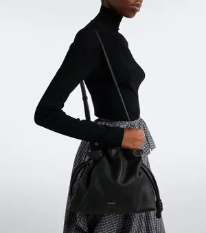 Loewe Flamenco Medium Leather Clutch