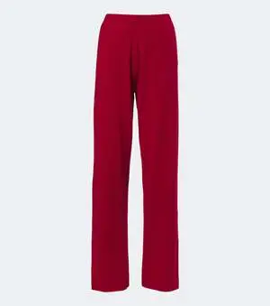 Extreme Cashmere N°320 Rush Cashmere-blend Wide-leg Pants