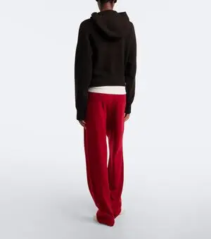 Extreme Cashmere N°320 Rush Cashmere-blend Wide-leg Pants
