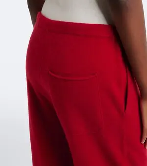 Extreme Cashmere N°320 Rush Cashmere-blend Wide-leg Pants