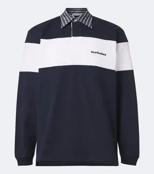 Acne Studios Cotton Jersey Polo Sweater - Multicoloured