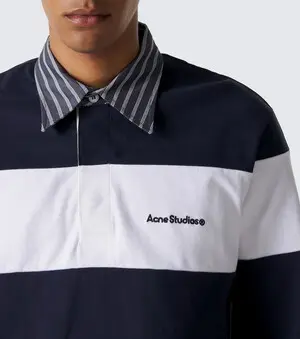 Acne Studios Cotton Jersey Polo Sweater