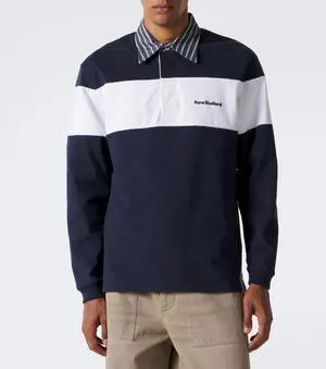 Acne Studios Cotton Jersey Polo Sweater