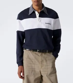 Acne Studios Cotton Jersey Polo Sweater