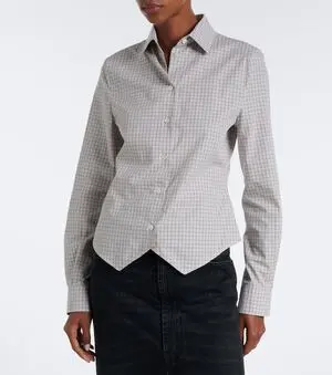 MAISON MARGIELA Checked Cotton Shirt