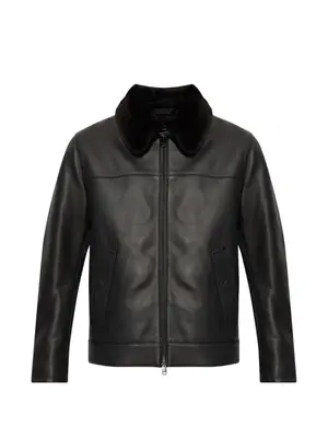 Brioni Leather Jacket - Black