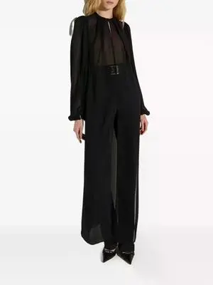 Elisabetta Franchi Blouse In Georgette Fabric