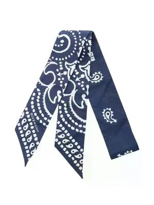 Givenchy Bandana Ribbon Scarf - Blue