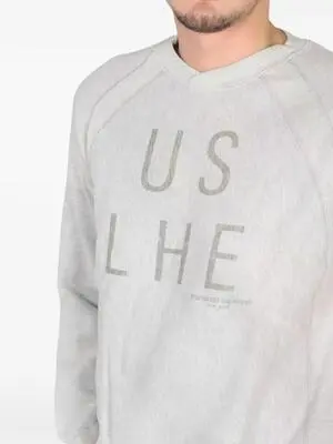 Engineered Garments Logo-print Raglan-sleeve Sweatshirt