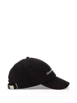 Alexander McQueen Logo Baseball Cap - Black