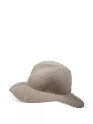 FILIPPO CATARZI Logo-plaque Felt Hat