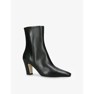 AeydĒ Maris 75 Leather Heeled Ankle Boots