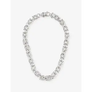 TOTEME Byzantine Collar Rhodium-plated Brass Choker Necklace - Silver