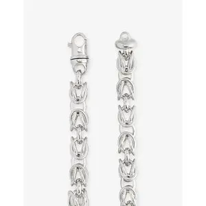 TOTEME Byzantine Collar Rhodium-plated Brass Choker Necklace - Silver