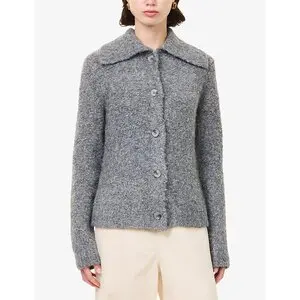 4TH & RECKLESS Carson Collared Knitted Cardigan