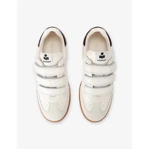 Isabel Marant Étoile Beth Logo Leather Trainers