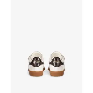 Isabel Marant Étoile Beth Logo Leather Trainers