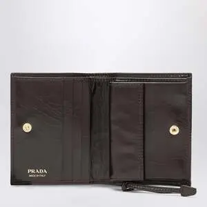 Prada Small Dark Calfskin Wallet