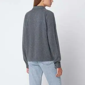 TOTEME Dark Melange Cashmere Cardigan