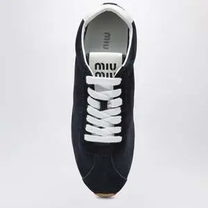 Miu Miu Plume Suede Sneakers