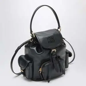 Miu Miu Medium Backpack In Leather