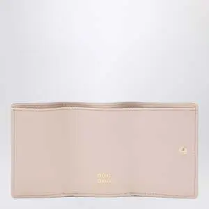 Miu Miu Gemma Small Leather Wallet - Pink