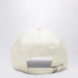 ANINE BING Jeremy Cream Cotton Baseball Cap