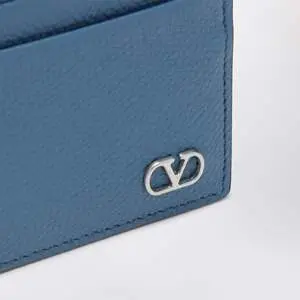 Valentino Garavani Ultramarine Leather Card Holder