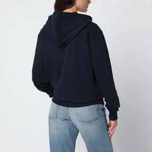 AMI Paris De Coeur Hoodie Midnight - Blue