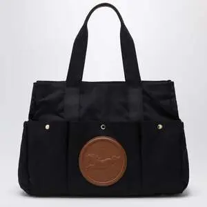 Chloé Navy Cotton Changing Bag - Blue
