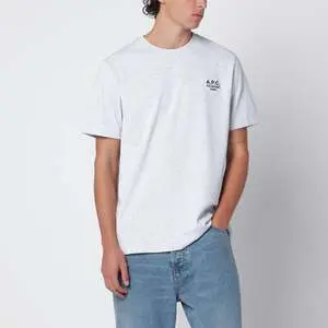 A.p.c. Rue Madame T-shirt In Cotton - Grey