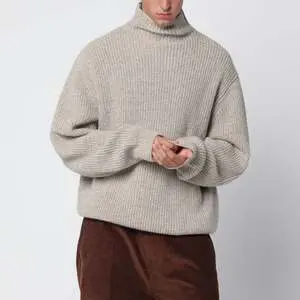 LEMAIRE Yak And Alpaca Turtleneck Sweater - Beige