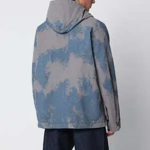 Stone Island Lightweight Technical Fabric Jacket With Faded Camouflage Pattern