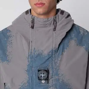 Stone Island Lightweight Technical Fabric Jacket With Faded Camouflage Pattern