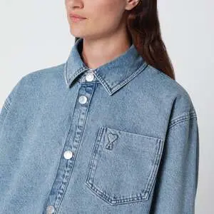 AMI Paris De Caur Overshirt In Cotton