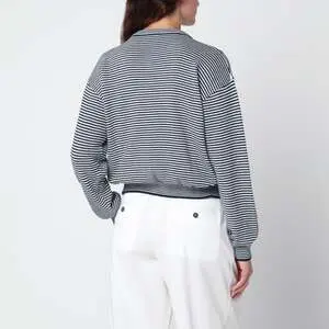 Max Mara Cotton Cardigan With Inlays
