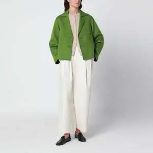 Max Mara Cropped Jacket In Wool-blend Cloth