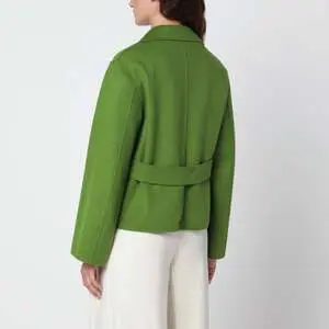 Max Mara Cropped Jacket In Wool-blend Cloth