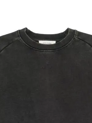 ENTIRE STUDIOS Washed-effect Panelled Sweater