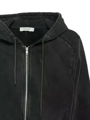 ENTIRE STUDIOS Faded-effect Zip-up Hoodie