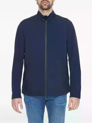 SUNS Stand-collar Zip-up Jacket - Blue