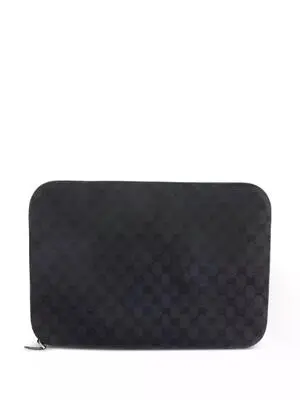Gucci Gg Supreme Clutch Bag - Black