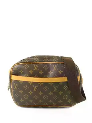 LOUIS VUITTON Monogram Reporter Pm Shoulder Bag - Brown