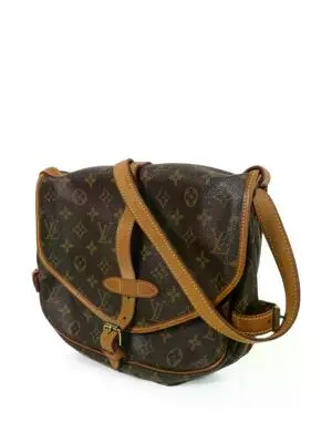 LOUIS VUITTON 30 Saumur Monogram Shoulder Bag