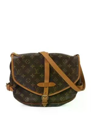 LOUIS VUITTON 30 Saumur Monogram Shoulder Bag