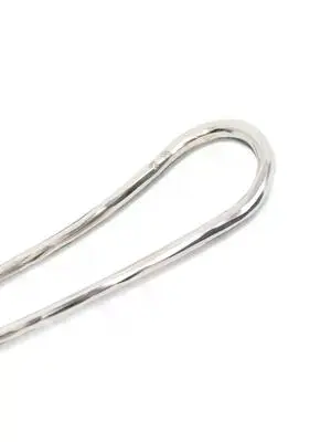 Werkstatt:München Hammered Hairpin Brooch