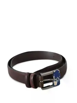 Costume National Buckle-fastening Leather Belt