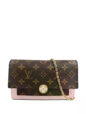 LOUIS VUITTON Flore Chain Wallet Shoulder Bag - Brown