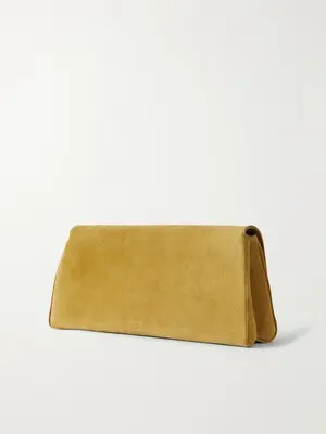 Khaite Audrey Suede Clutch