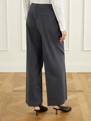 Theory Stretch-wool Straight-leg Pants